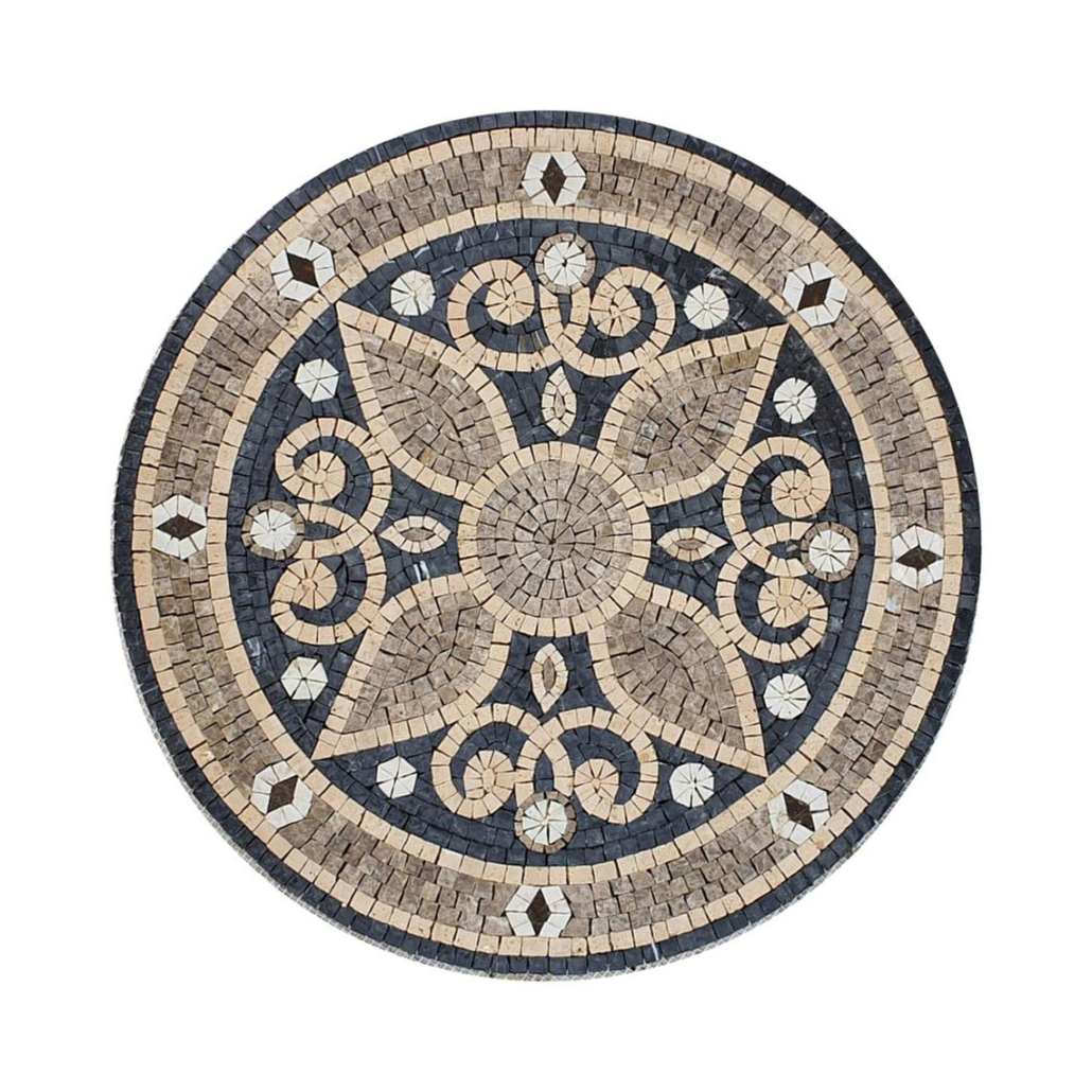 Roman Flower Mosaic - Marbelon